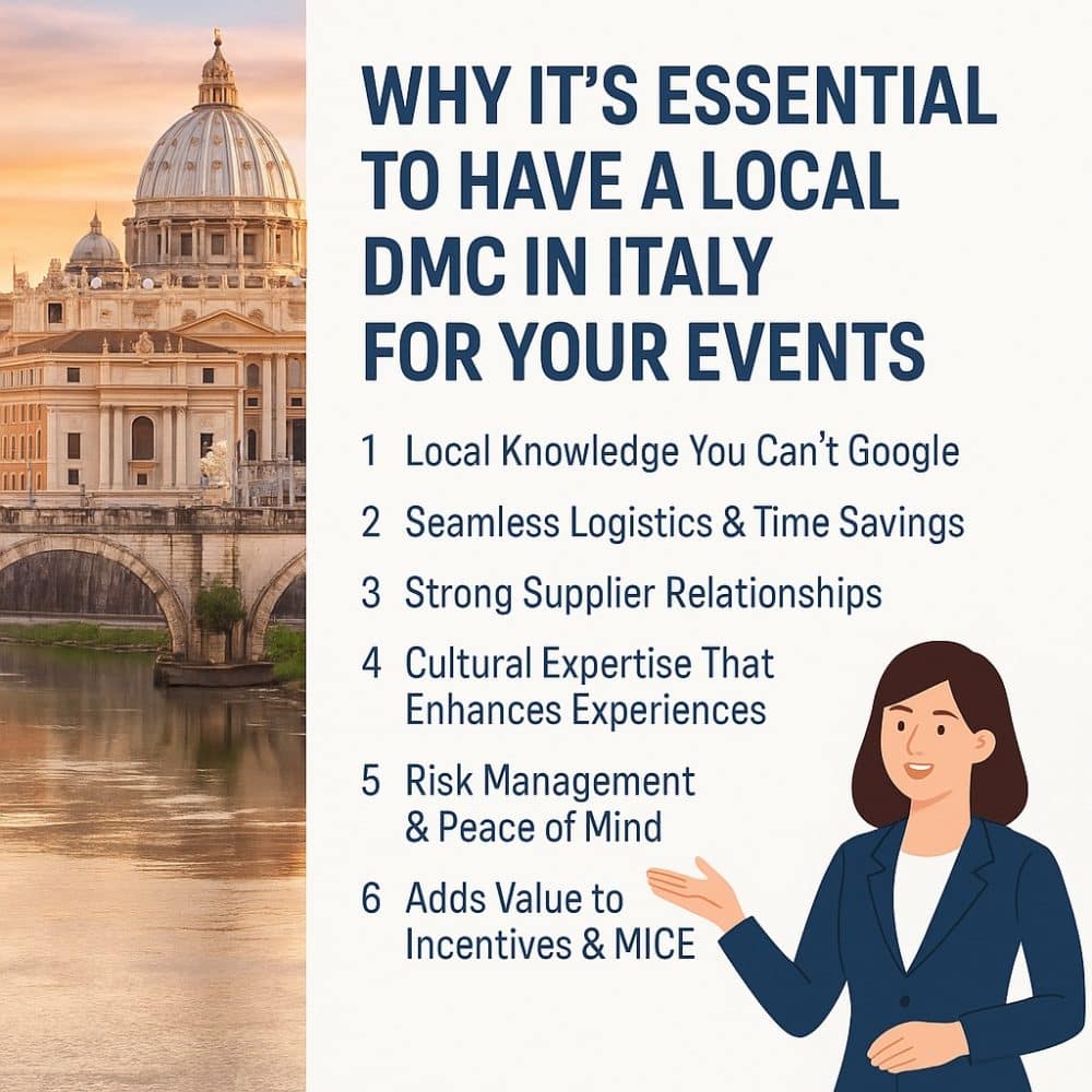 Why It’s Essential to Have a Local DMC in Italy for Your Events - Love ...